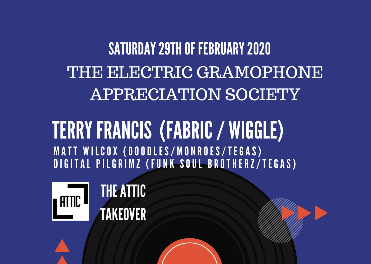 DJ Terry Francis (Fabric/Wiggle) at The Attic Torquay. - Attic
